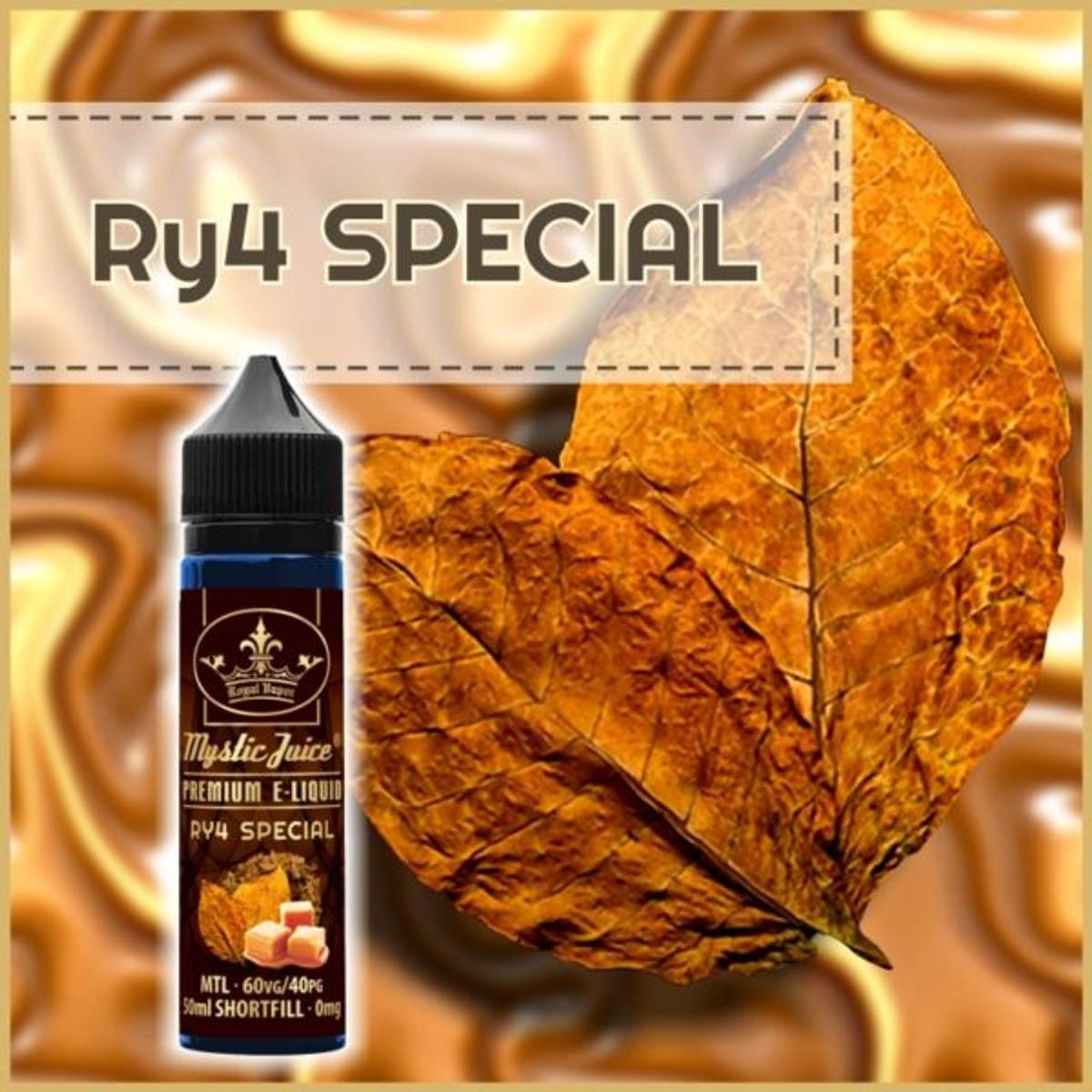 Mystic Juice Ry4 Special , Ejuice 50/60ml - Nosmoke.no