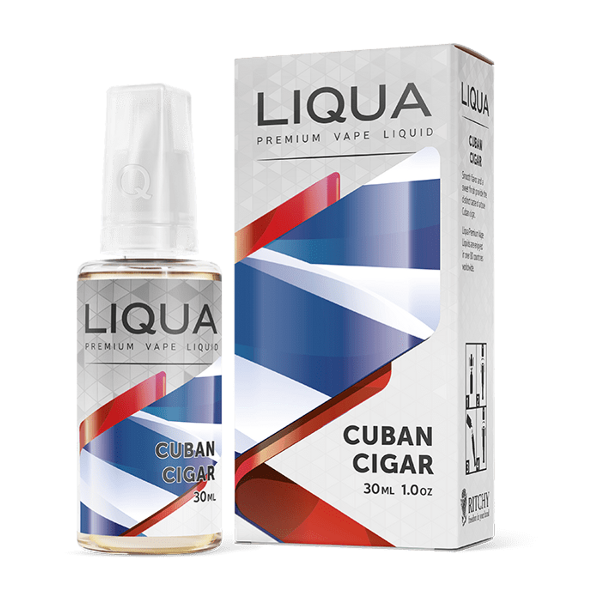 Liqua Elements - Cuban Cigar , Ejuice 30ml - Nosmoke.no